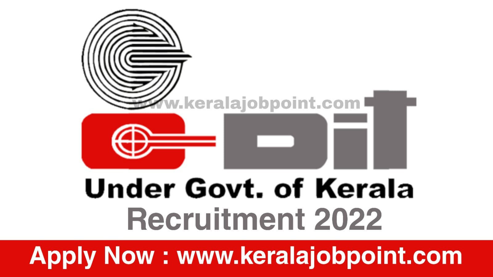 C-Dit Recruitment for various post Apply Now - keralajobpoint